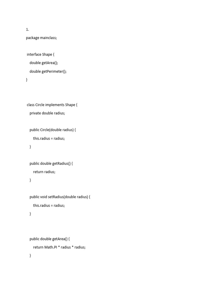 Worksheat Oop | PDF | Length | Area