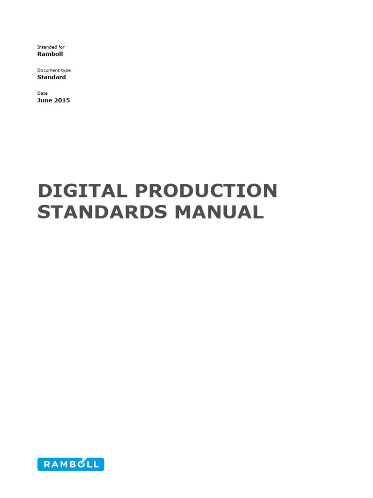 Ramboll Digital Production Standards Manual | PDF | Building ...
