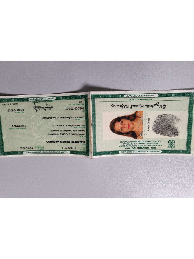 Documento Rg+Cpf | PDF