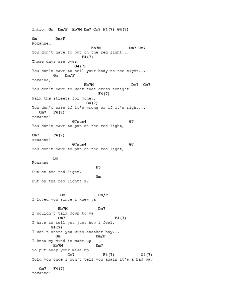 Roxanne | PDF