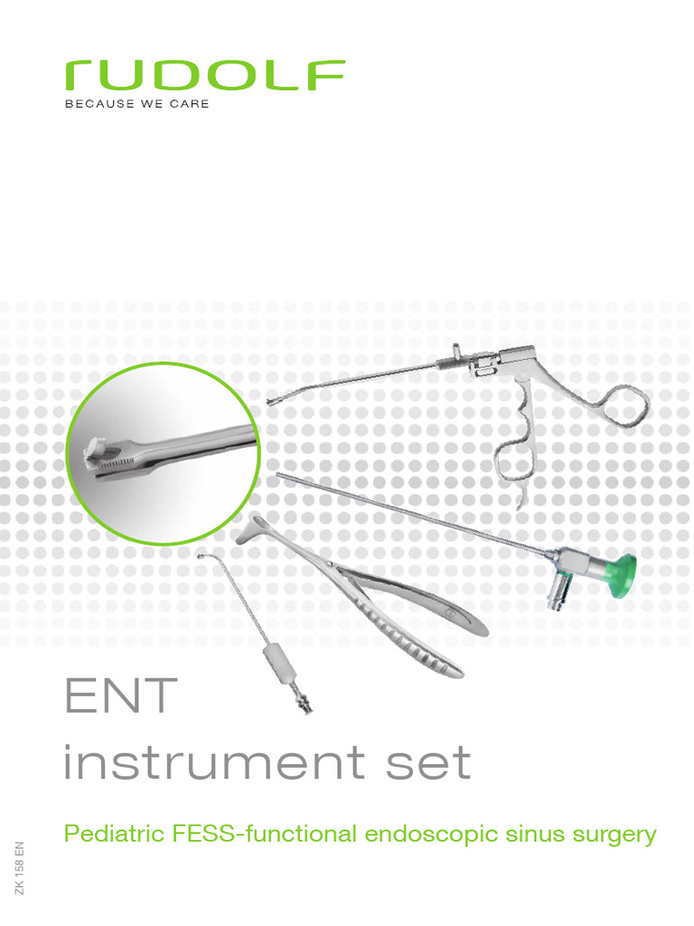 Rudolf ENT Pediatric FESS Set Laservision Kopie | PDF | Surgical ...