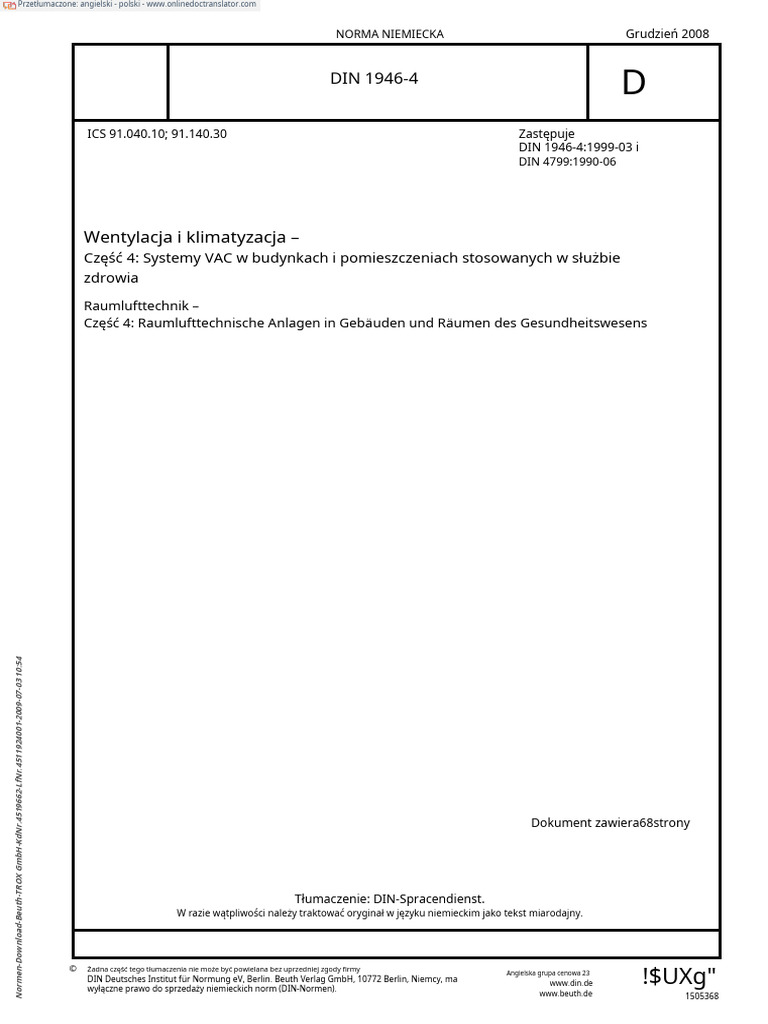 Din 1946 4.en - PL | PDF