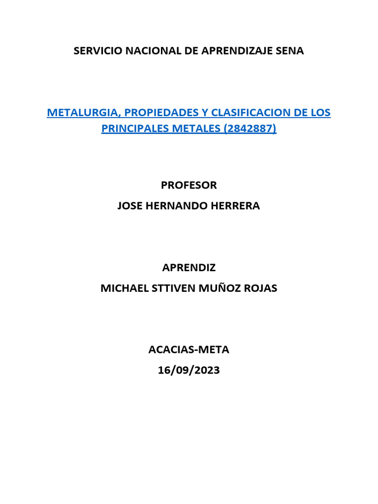 Servicio Nacional de Aprendizaje Sena 1 | PDF | Rieles | Acero