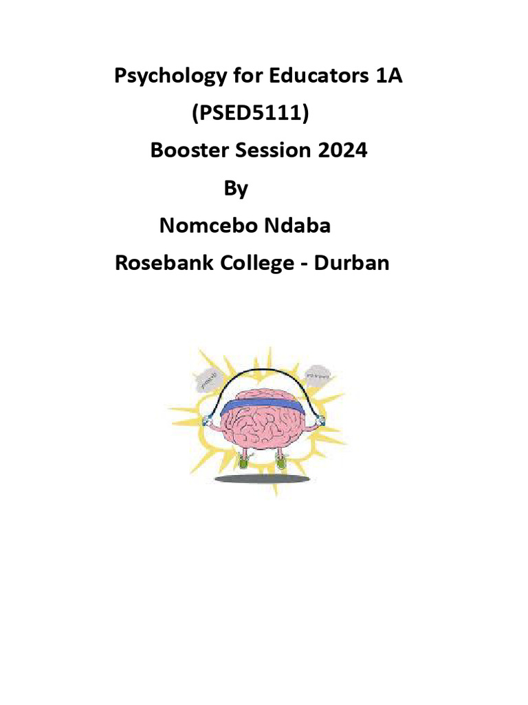 Psychology Foundations for Educators | PDF | Rationalism | Self Actualization