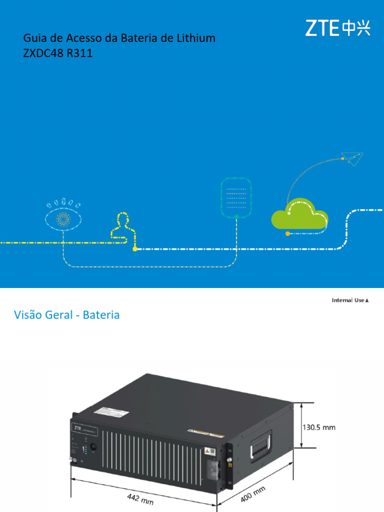 Guia de Acesso à Bateria ZTE R311 | PDF | Equipamento de escritório ...