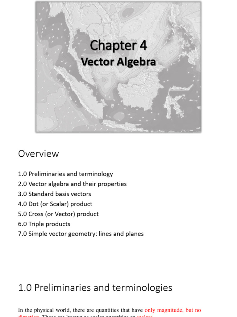 Vector Algebra Fundamentals Explained | PDF | Euclidean Vector | Geometry