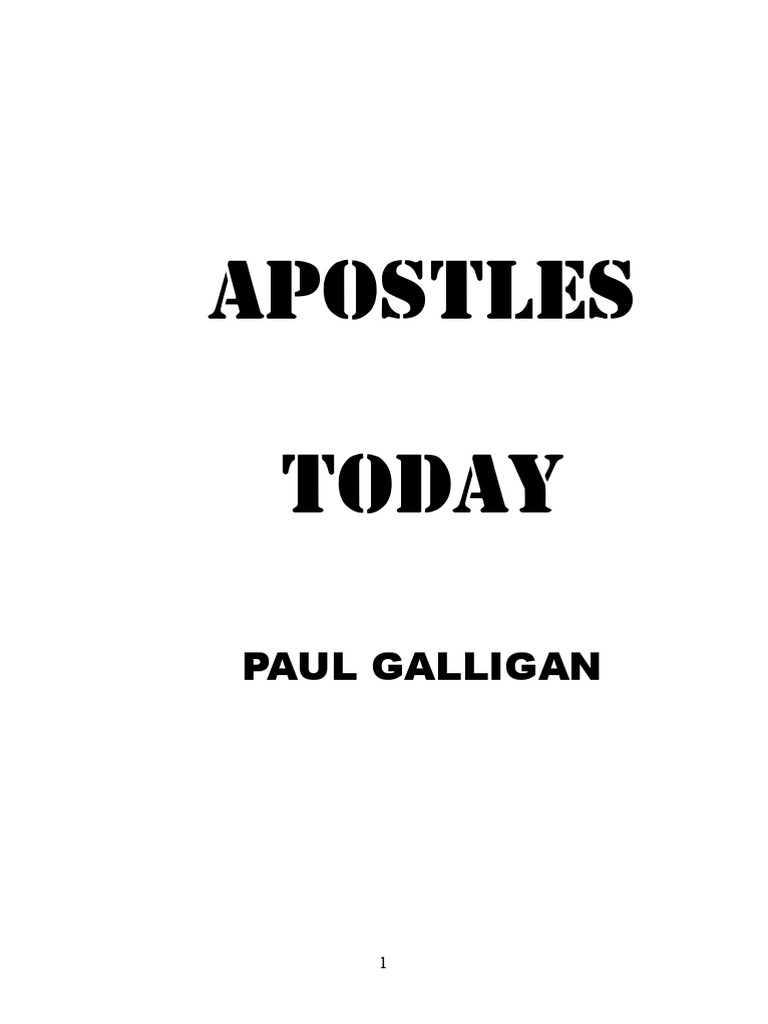 Apostles Book | PDF | Apostle | Jesus