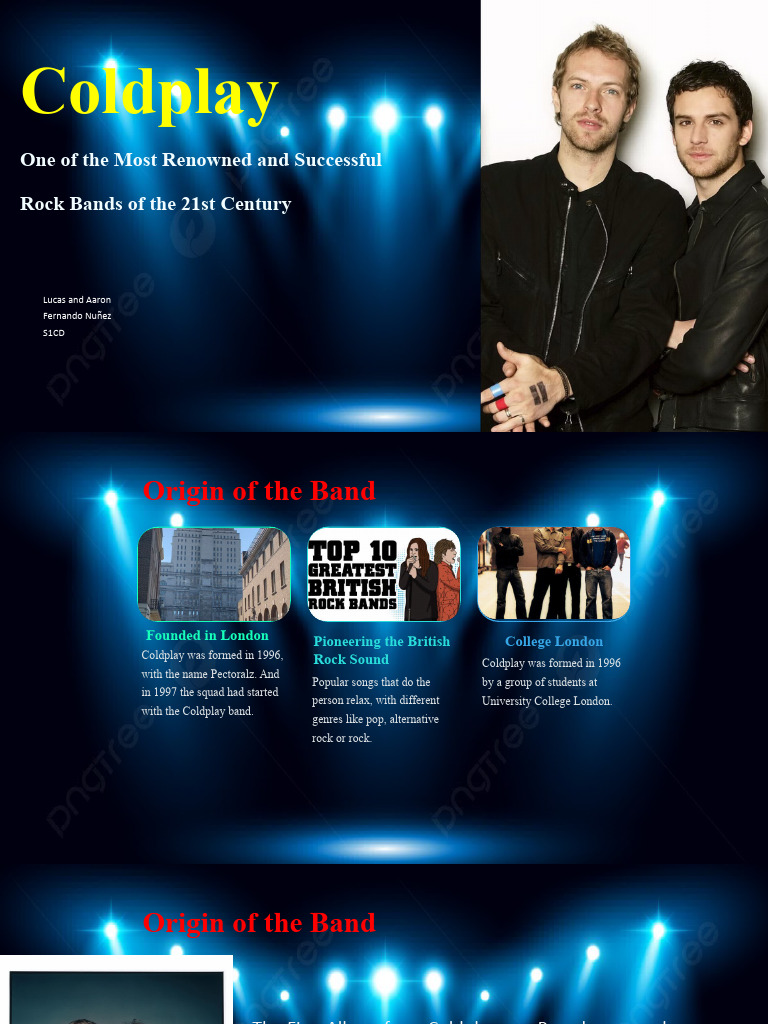 Coldplay: One of The Most Renowned and Successful Rock Bands of The 21st Century | PDF | Popular ...
