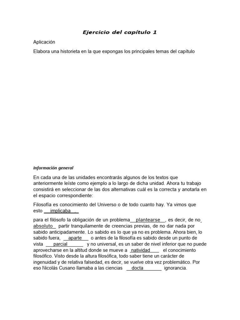 Ejercicio Del Capítulo 1 EJERCICIOS-1 | PDF | Sumeria | Antiguo Egipto