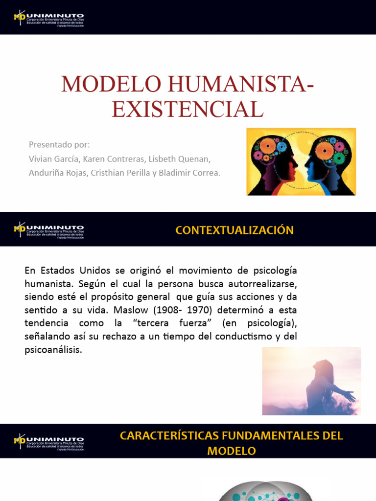Psicología Modelo Humanista Existencialista | PDF | Crecimiento ...