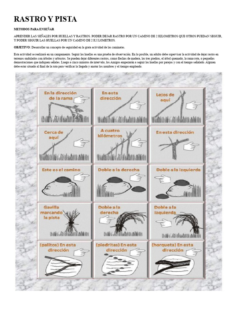 Clase Rastro y Pista | PDF