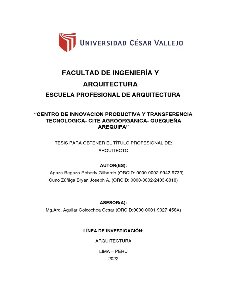 Apaza BRG Cuno Zbja SD | PDF | Agricultura | Mercado (economía)