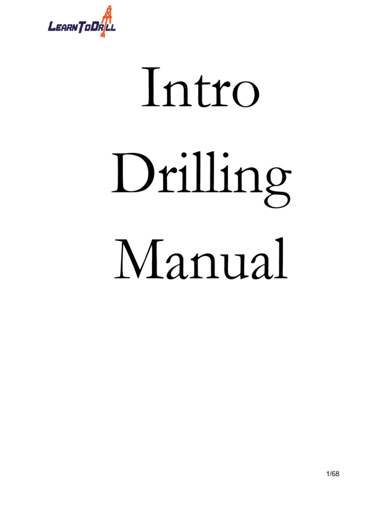 Drilling Manual | PDF | Blowout (Well Drilling) | Casing (Borehole)