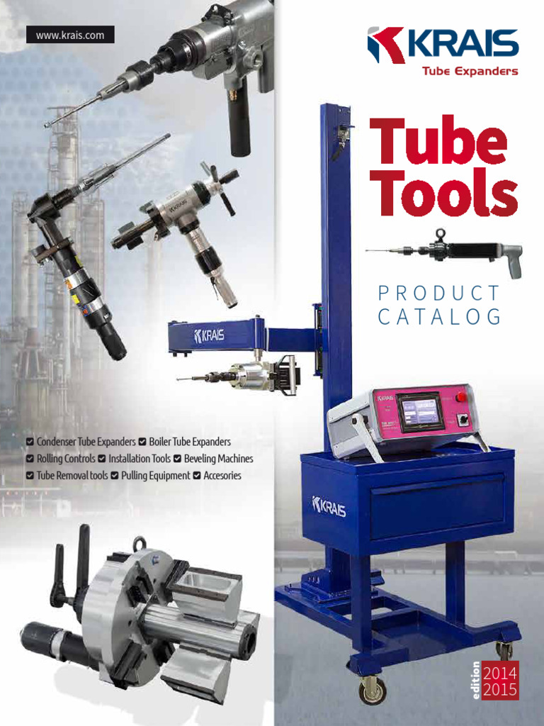 KRAIS TUBE EXPANDER USER MANUAL A | Download Free PDF | Pipe (Fluid Conveyance) | Sheet Metal