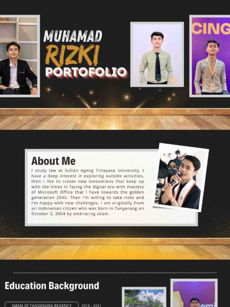 Muhamad Rizki - Portofolio | PDF