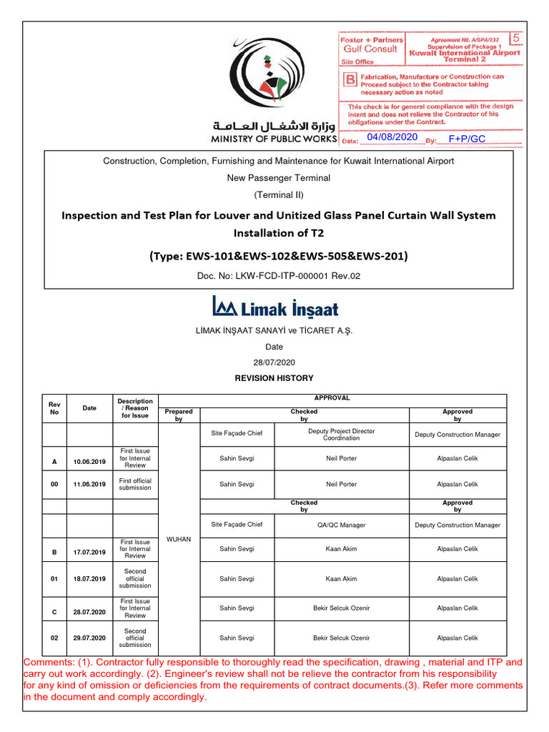 LKW-FCD-ITP-000001_Rev.02 | PDF