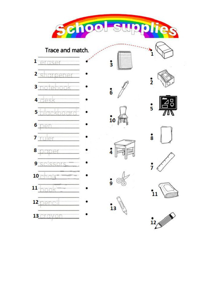 1ro School Objects | PDF