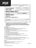 Shadow Paper Edexcel Maths | PDF | Mathematical Objects | Mathematical ...