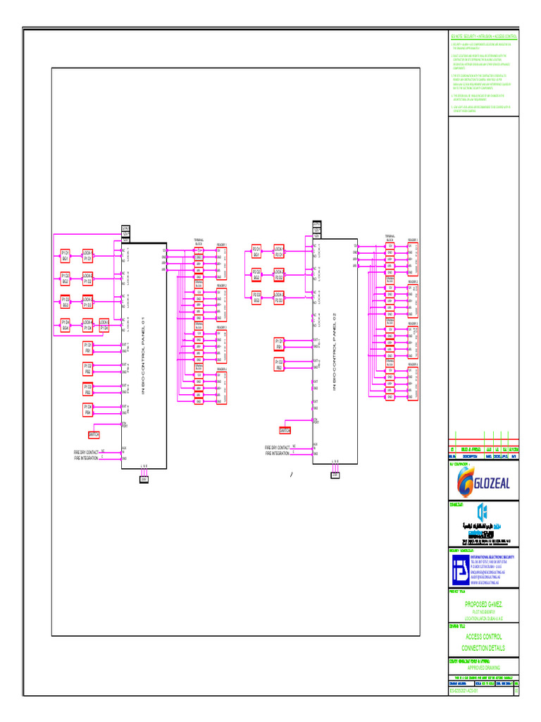 Access Control Connection Details-Gf | Download Free PDF | Manufactured Goods | Electronics