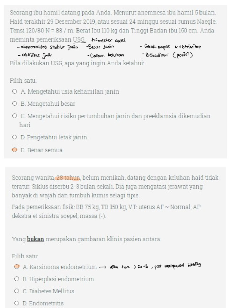 CBT Kel - Oby 100 Soal-1 | PDF