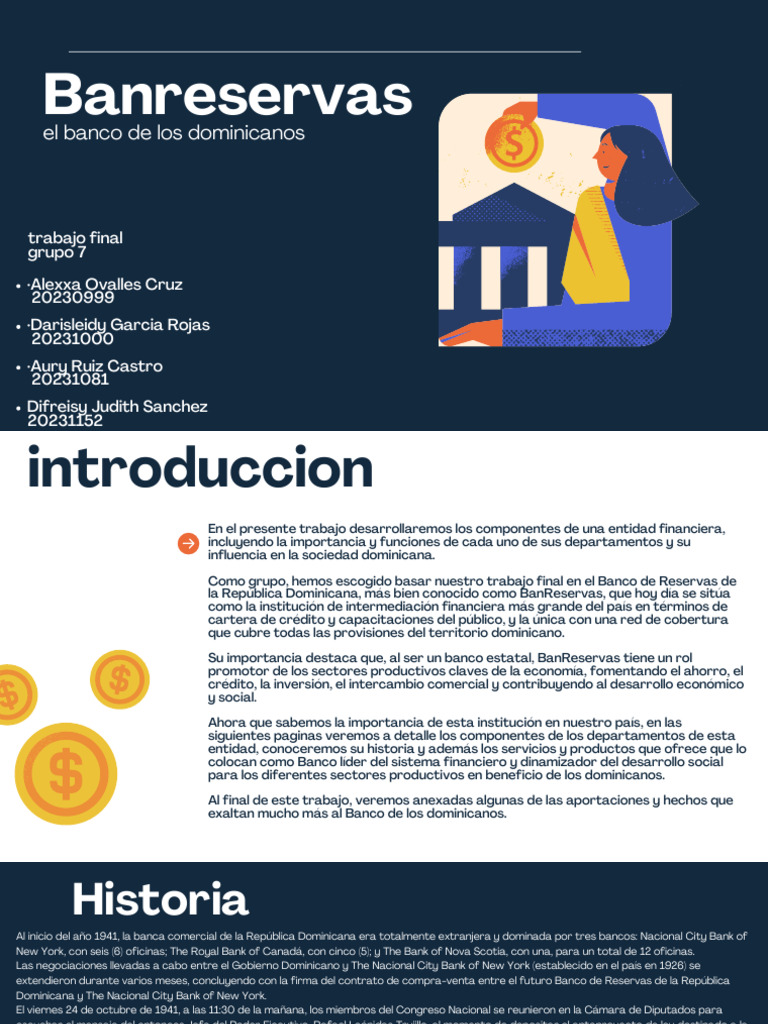 Presentación Inversión y finanzas Profesional Moderno azul | Descargar gratis PDF | Bancos ...