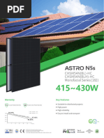 Astronergy 585 Datasheet | PDF | Electrical Engineering | Electricity