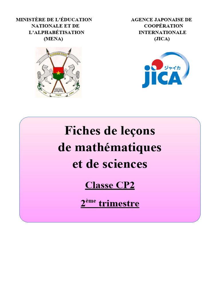 Fiches de leçons CP2 : Mathématiques | PDF | Mouton