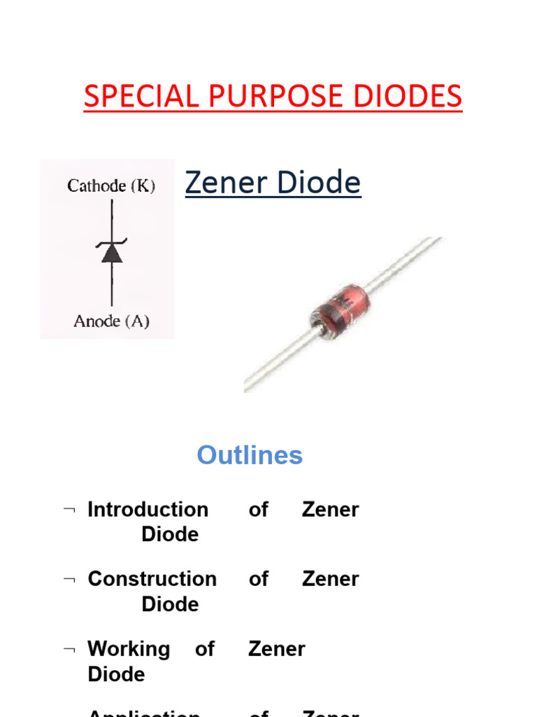 Zener Diode (1) | PDF | P–N Junction | Diode