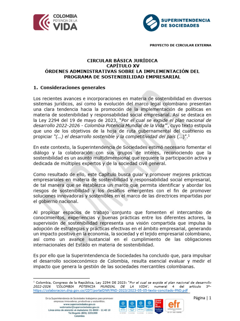 Proyecto CAPITULO XV ORDENES ADMINISTRATIVAS SOBRE LA IMPLEMENTACION ...