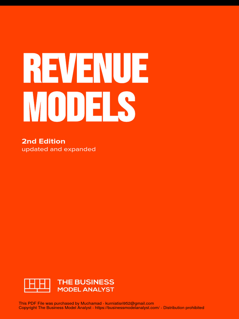 Revenue-Models-2nd-edition-df5jsj | PDF | Subscription Business Model | Lease