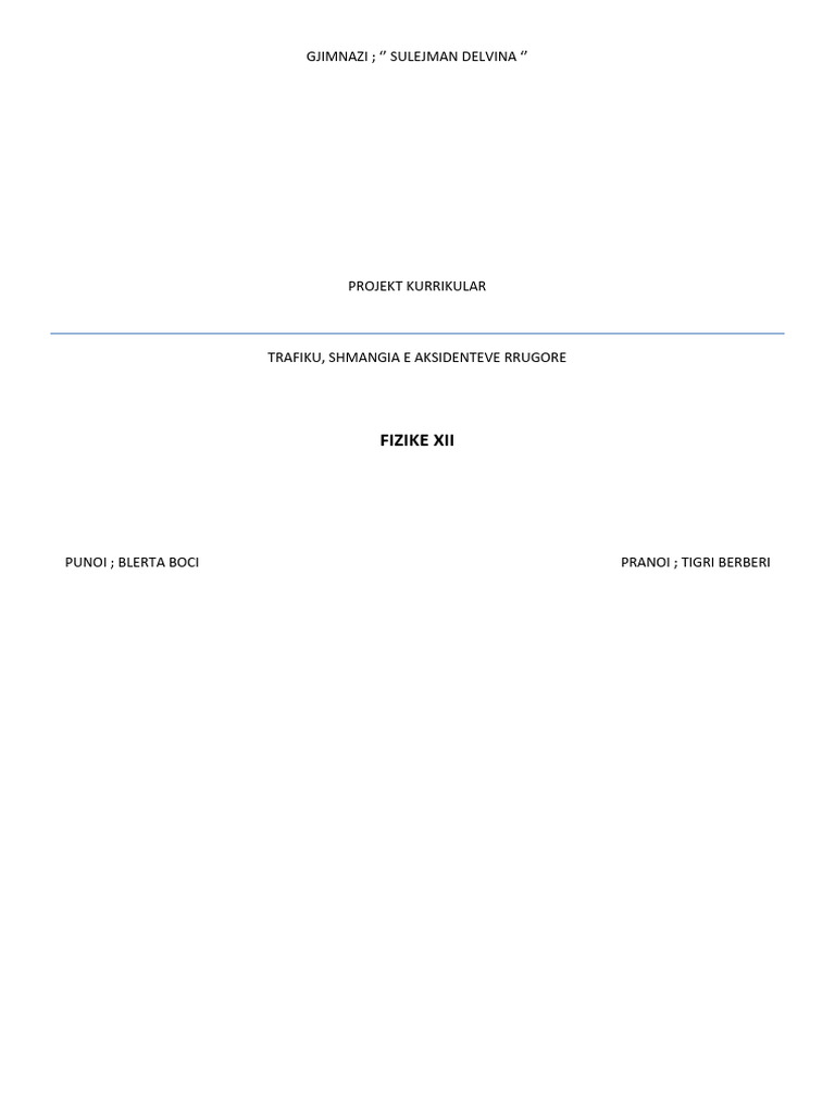 Fizika Blerta | PDF