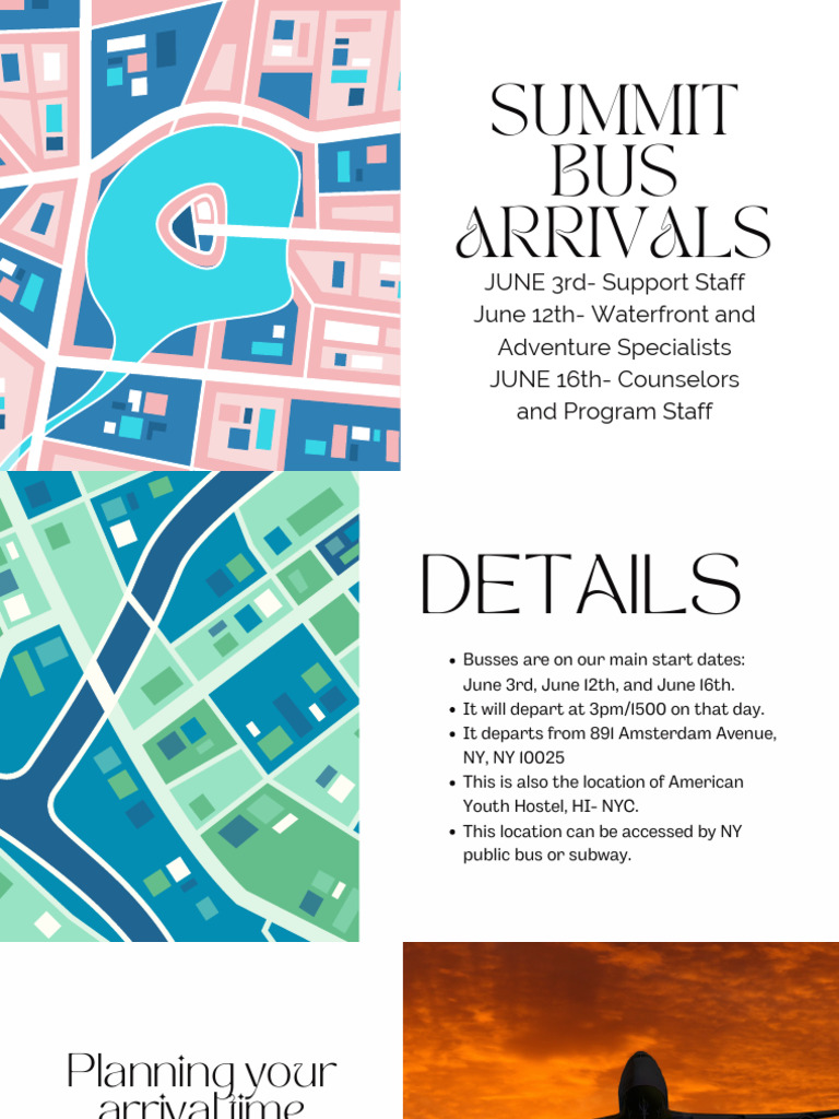 Summit Bus Arrival Details for NYC | PDF | La Guardia Airport | John F ...