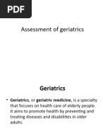 Comprehensive Geriatric Assessment | PDF | Geriatrics | Dementia
