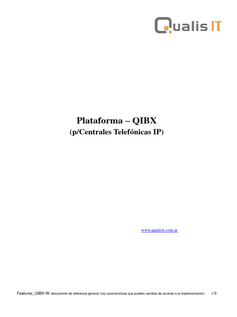 Plataforma Qualis-QIBX | PDF | Internet | Comunicación por medio de ordenadores