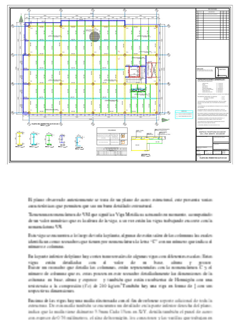 1382541154-Análisis de Plano Esructural | PDF