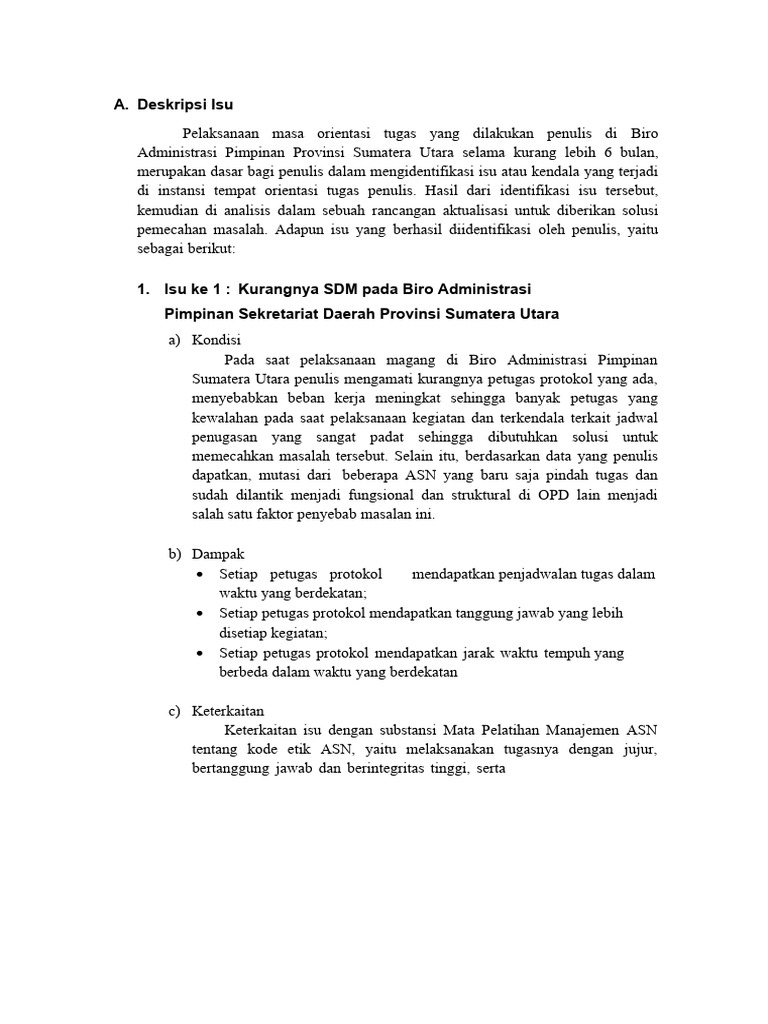 Identifikasi Isu | PDF | Karier & Perkembangan