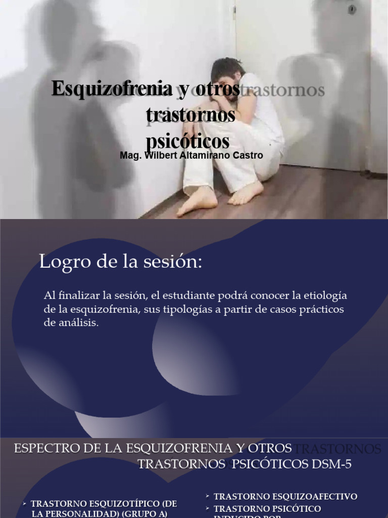 S10 - s1 Esquizofrenia y TX | PDF | Esquizofrenia | Psicosis