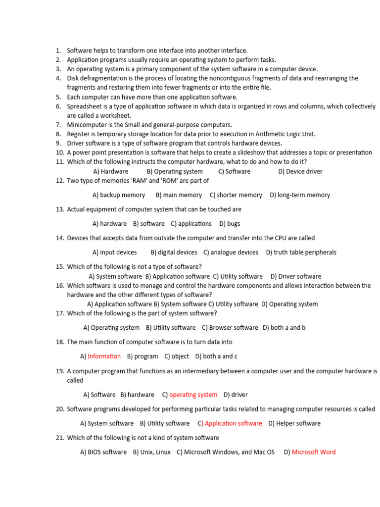 It Final Exam | PDF | Operating System | Computer Data Storage