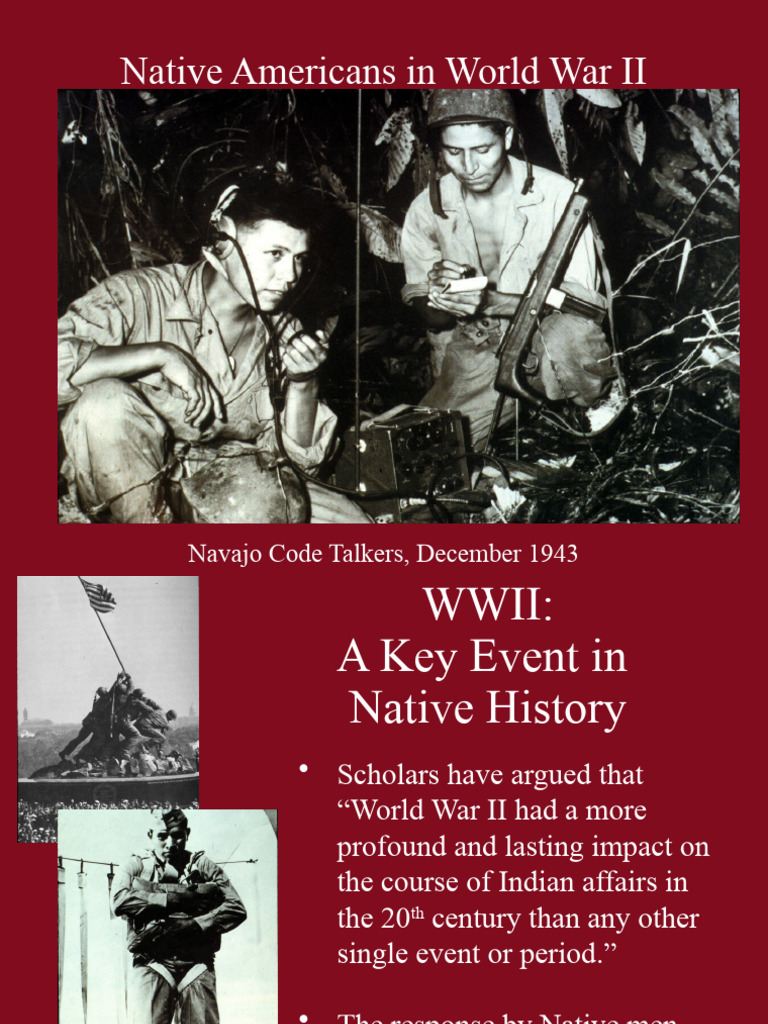 Native Americans' Role in WWII | PDF | The United States | Military