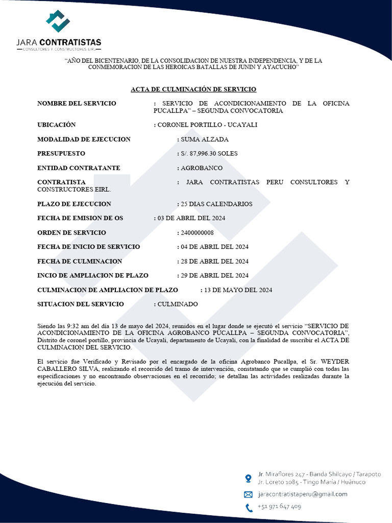 Culminación Acondicionamiento Oficina | PDF | Ingeniería de Edificación ...