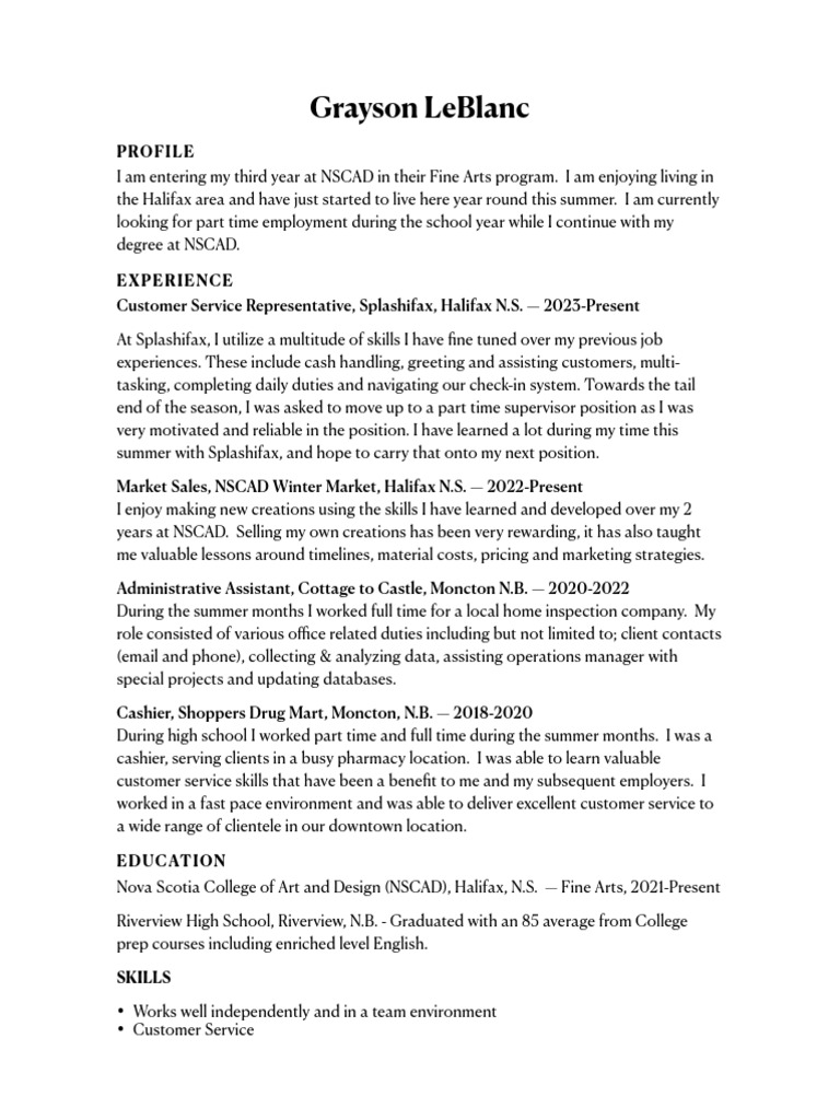 my Resume | PDF | Computing | Business