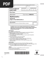 Shadow Paper Edexcel Maths | PDF | Mathematical Objects | Mathematical ...