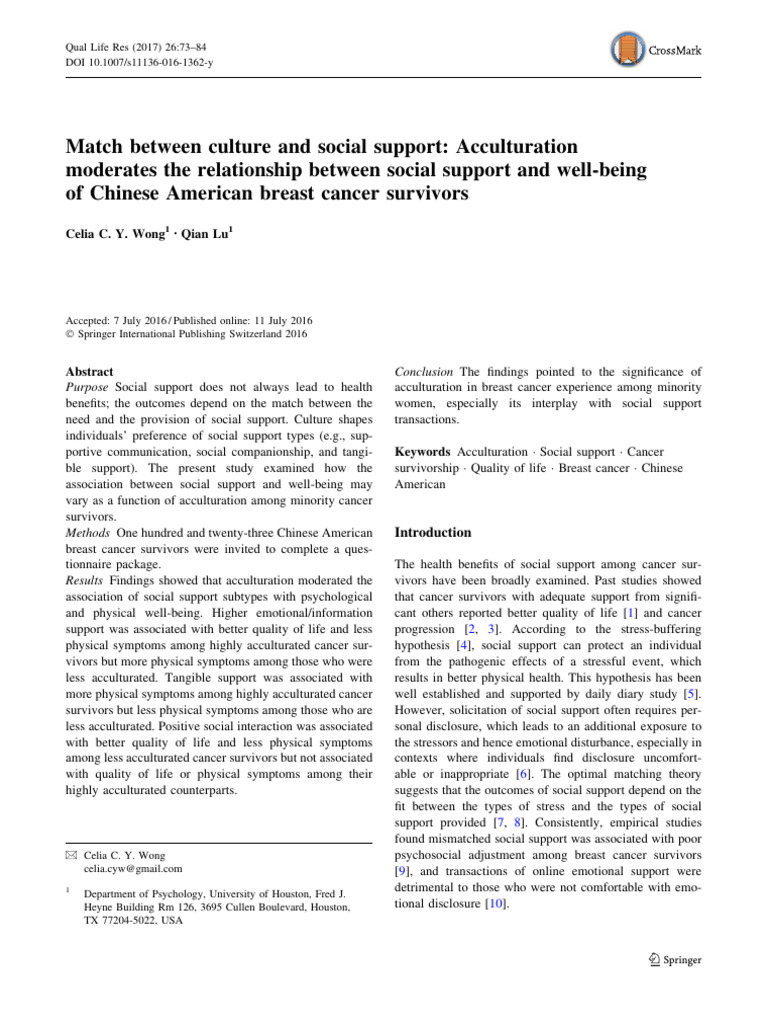 Literature Review Referance | PDF | Social Support | Dependent And ...