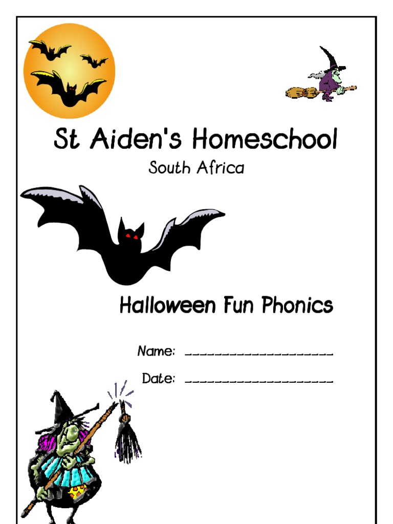 Halloween Simple Phonics 1 A4 | PDF