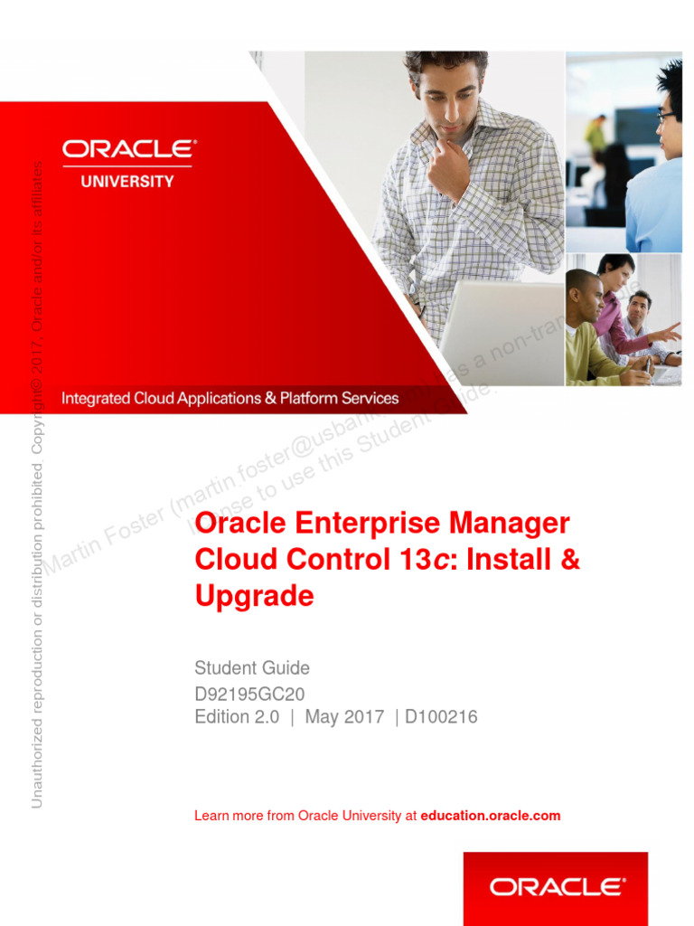 OEM13c_class_1 | PDF | Cloud Computing | Oracle Corporation