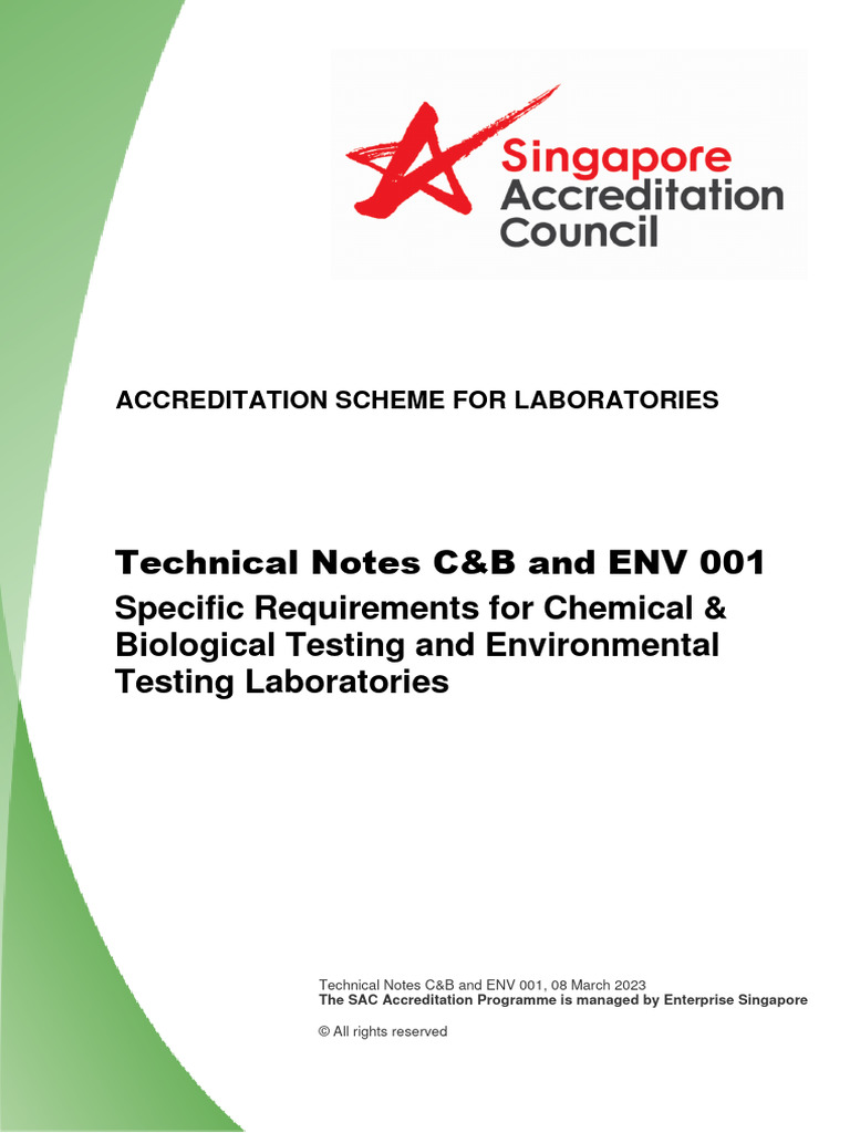 Chemical & Biological Testing Lab Standards | PDF | Reagent | Laboratories