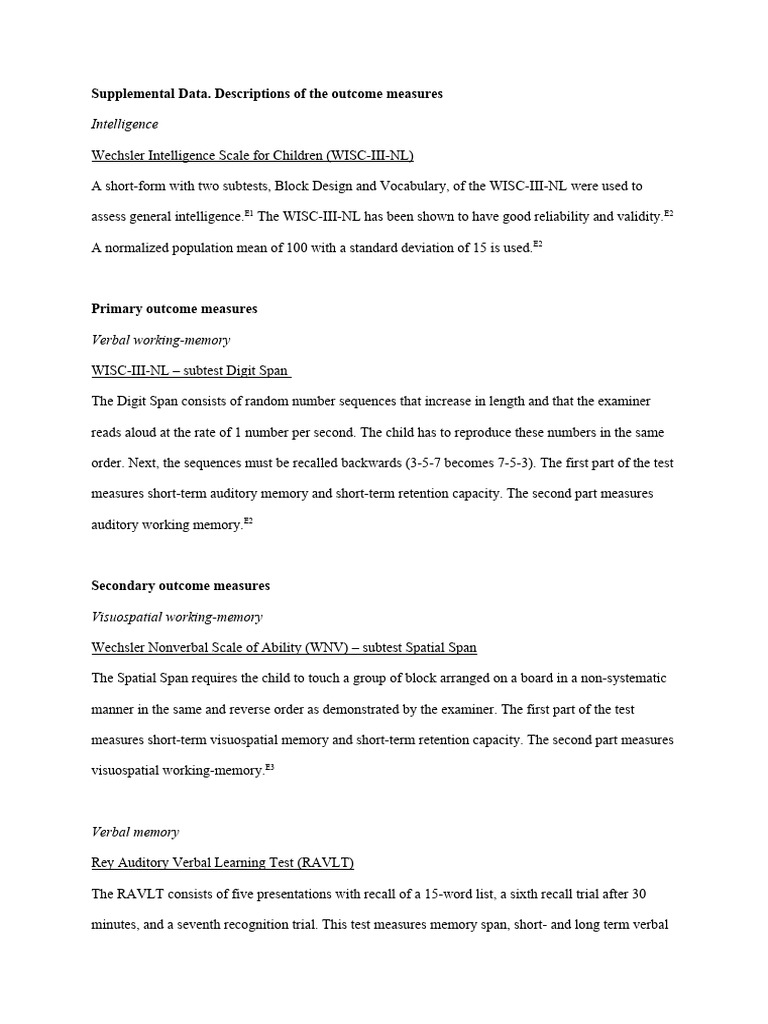 CCM 46 7 2018 03 15 Schiller Ccmed-D-18-00012 sdc2 | PDF | Wechsler Adult Intelligence Scale ...