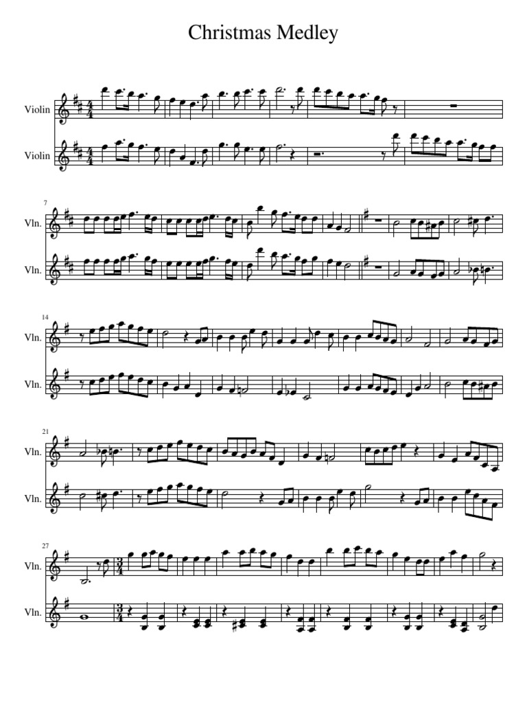 Christmas Medley | PDF
