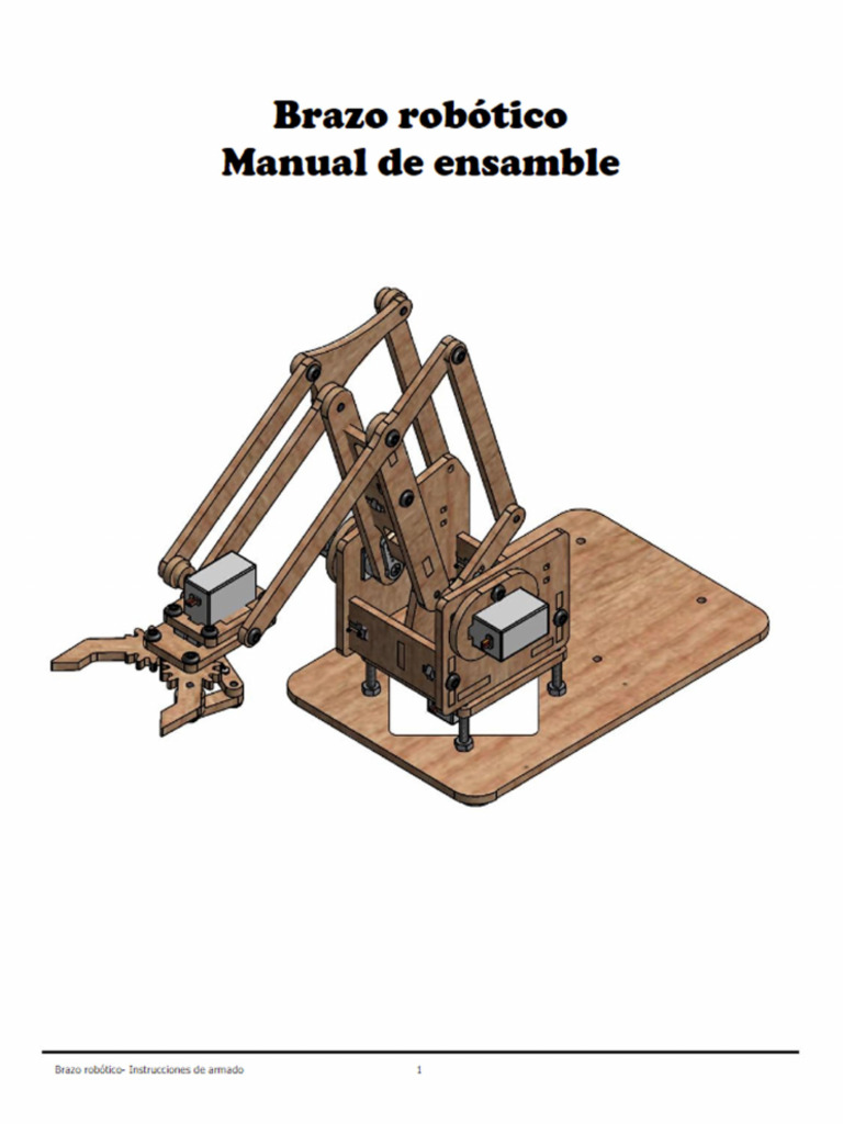 Robot Arm 1 Manual | PDF