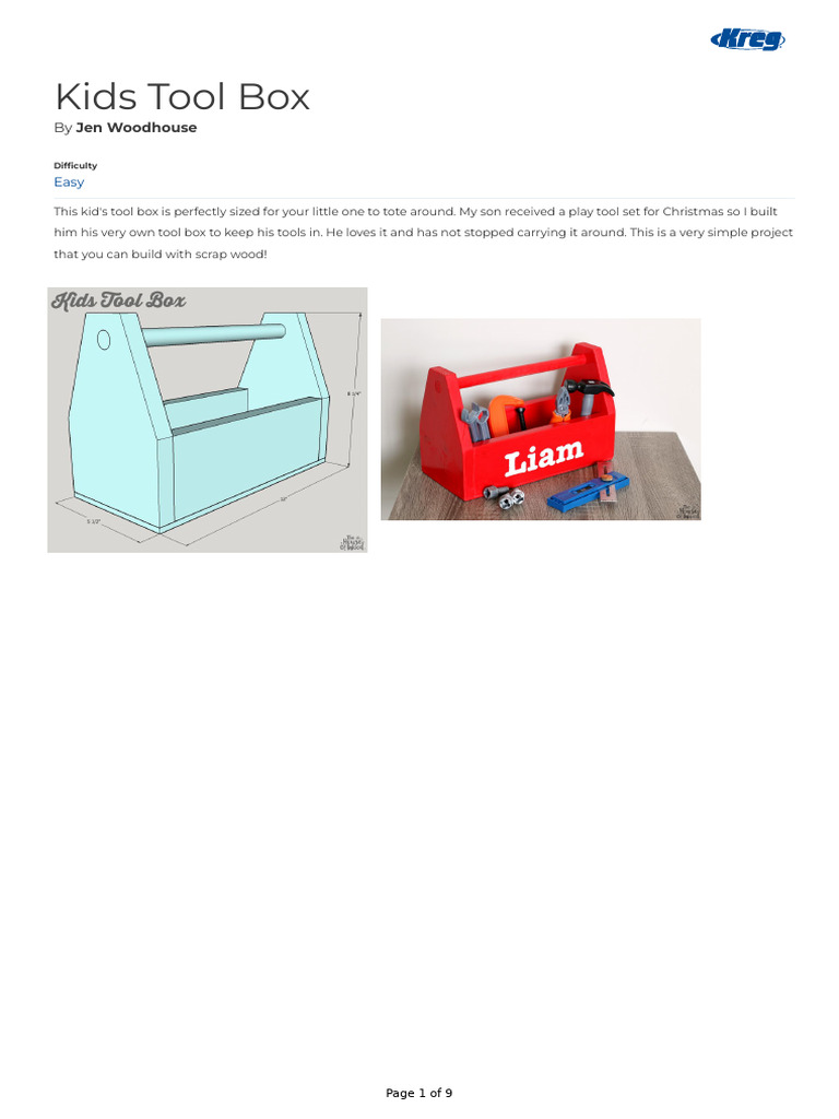Kids Tool Box | PDF | Metalworking | Cutting Tools